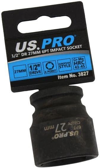 US PRO 27mm 1/2 dr 6pt Deep Impact Socket 2092 : Amazon.co.uk: DIY & Tools