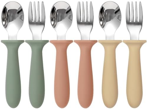 Amazon.com: CHILLOUT LIFE Stainless Steel Kids Silverware Set 6 Pieces ...