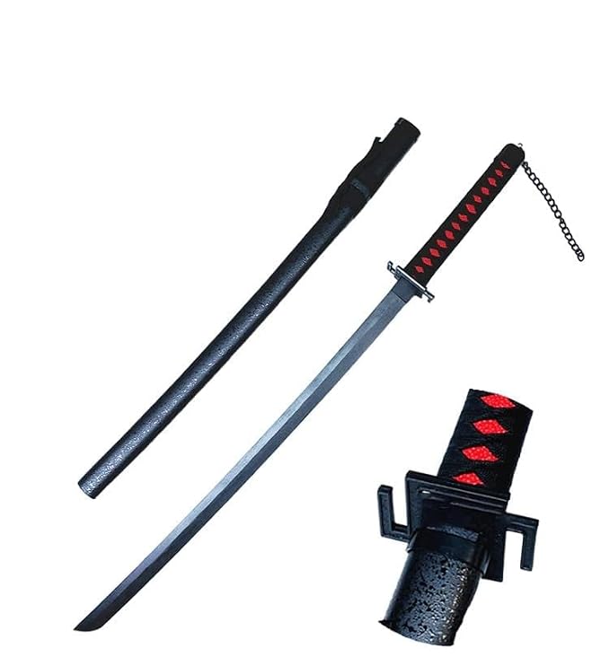 RVM Toys Cosplay 104 cm Kurosaki Ichigo Zangetsu Wooden Round Life Size ...
