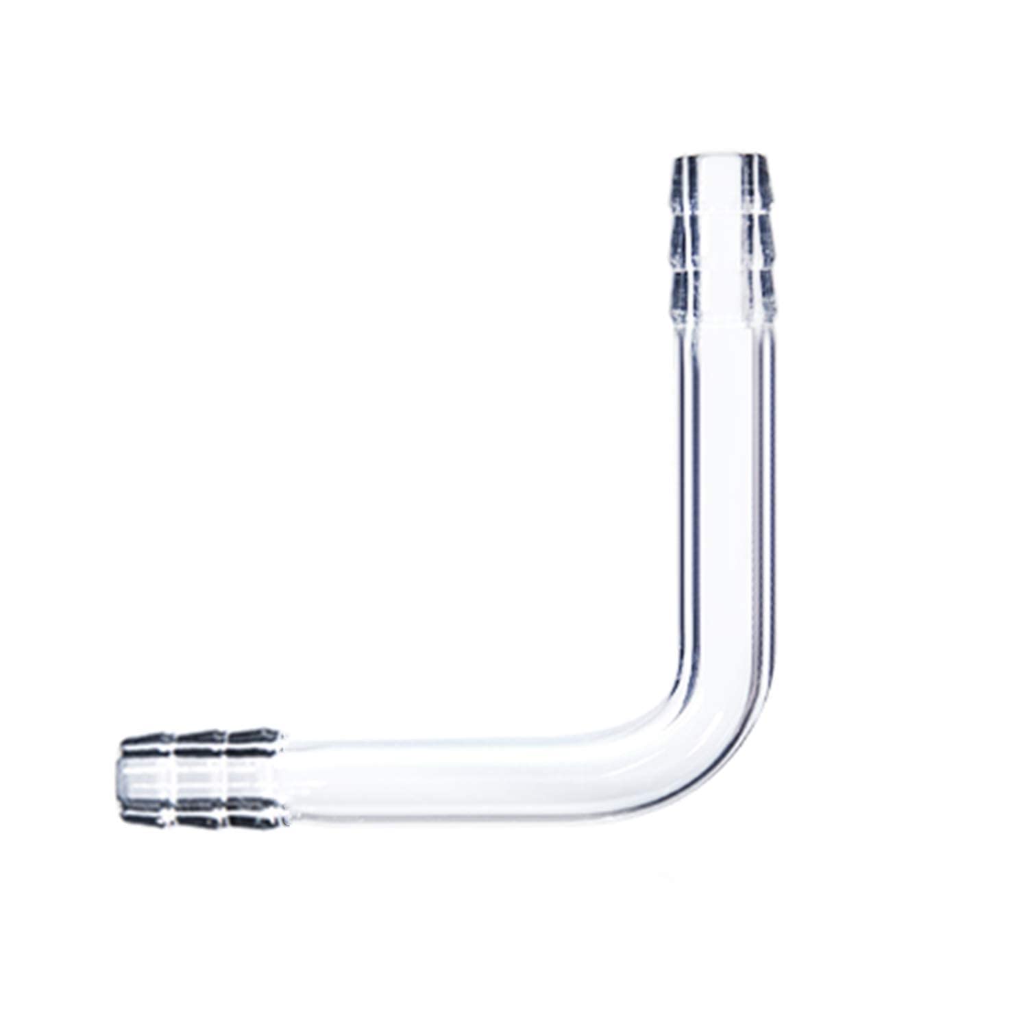 ABGIL Borosiliate Glass L Connector Tube,10mm Hose Connection,Lab ...