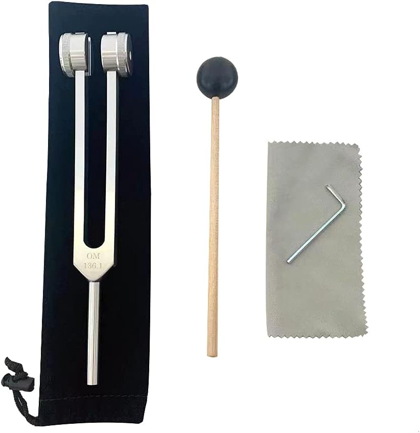 Amazon.com: OM 136.1 Hz Tuning Forks for Healing Chakra Tuning Forks ...