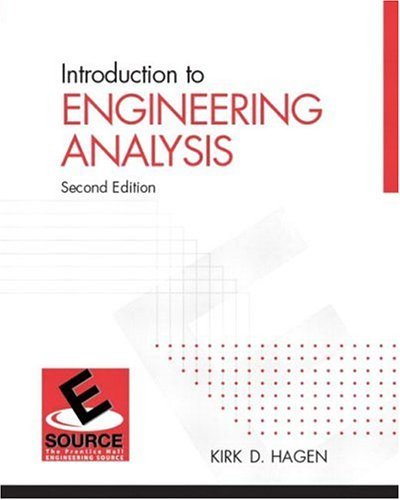 Amazon | Introduction to Engineering Analysis (The Prentice Hall Engineering Source) | Hagen ...