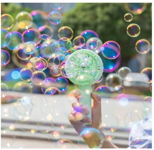 Buy FASHION FAMILY HUB Fan Bubble Machine Toy Mini Fan Bubble Machine ...