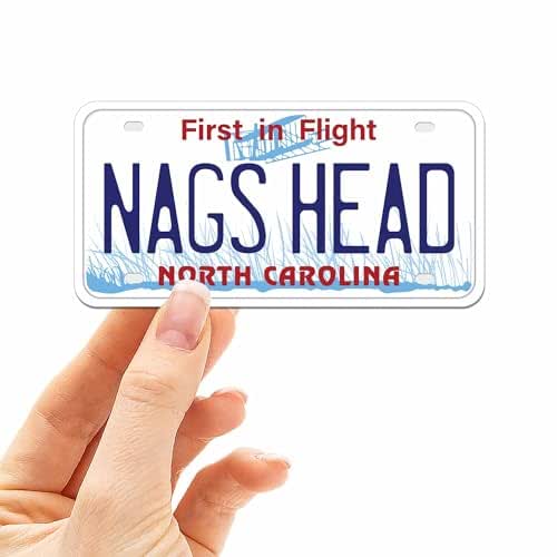 Amazon.com: North Carolina License Plate Sticker, Choose Your NC City ...