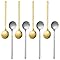 Amazon.com: Pack of 8, Stainless Steel Espresso Spoons, findTop Mini ...