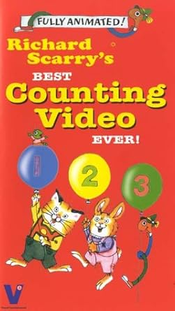 Richard Scarry's Best Counting Video Ever [VHS] : Richard Scarry ...