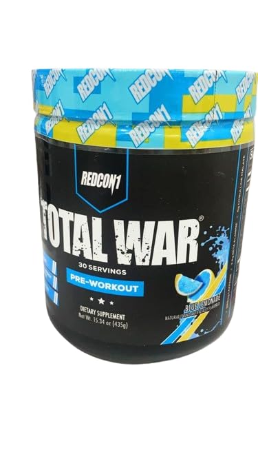 REDCON 1 Total War Pre Workout Powder, Beta Alanine + Citrulline Malate ...