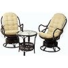 Amazon.com: SunBear Furniture Lounge Swivel Rocking Java Chair Natural ...