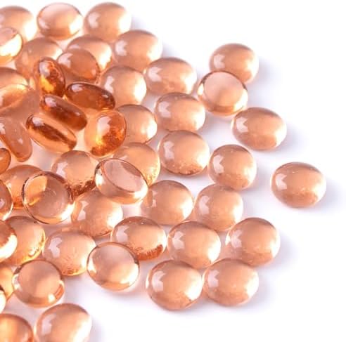 Amazon.com: KINGOU Flat Glass Gems/Marbles/Stones/Beads for Vase Filler ...