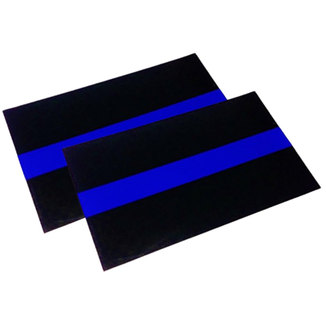 Amazon.com: Empire Tactical USA Two Pack Thin Blue Line 3m Reflective ...