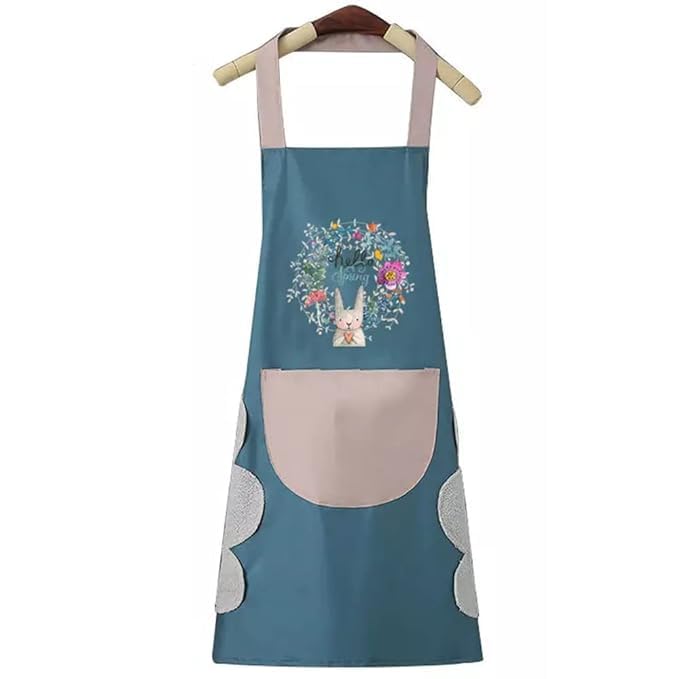 Buy WOTOFY Waterproof Kitchen Apron for Women and Men with Pockets ...