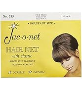 Amazon.com : Jac-O-Net Tiny Mesh Hair Net - Chignon Bun Size, Black, 2 ...