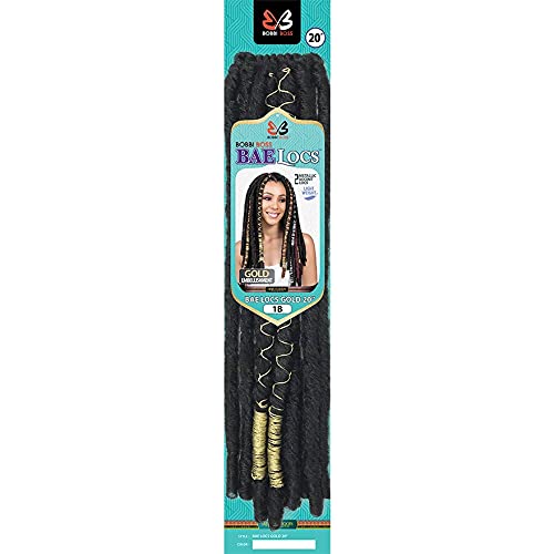 Amazon.com : Bobbi Boss Accent Threaded Crochet Braid Hair Bae Locs ...