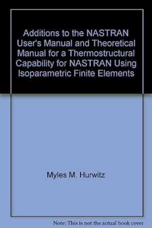 Additions to the NASTRAN User's Manual and Theoretical Manual for a ...