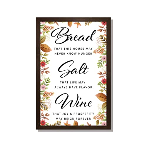 Amazon.com: Bread Salt Wine sign-it's a wonderful life quote ...