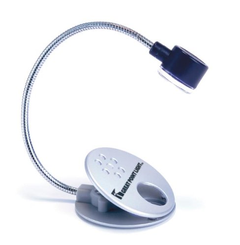 Amazon.co.jp: 2 LED Flex Neck Reading Light (Black) : 本