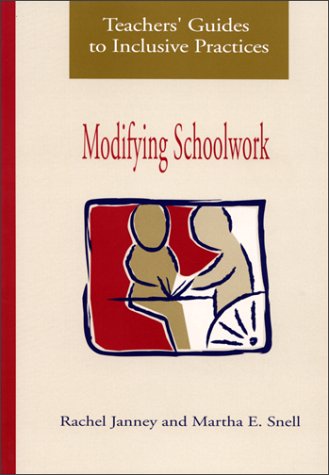Modifying Schoolwork : Janney, Rachel, Snell, Martha E.: Amazon.it: Libri