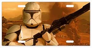 Amazon.com: Star Wars Stormtrooper Clone Vanity License Plate Vanity ...