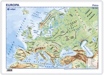 Europa, político / físico: Mapas de Escritorio: Edigol Ediciones ...