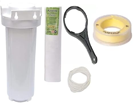 Ro Water Purifier 10" Pre-Filter Bowl/Outer Filter/Housing Complete Kit ...