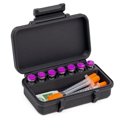 Amazon.com: 3ml Vial and Syringe Case | For Peptide Vials | Fridge and ...