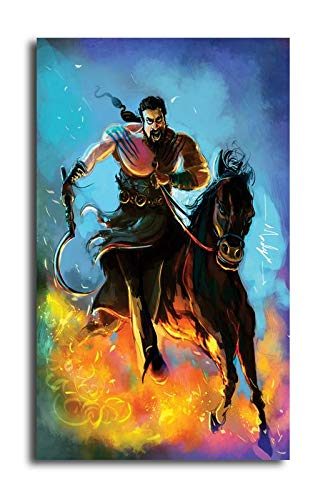 PIXELARTZ Wall Poster - Khal Drogo - Game of Thrones - HD Quality ...