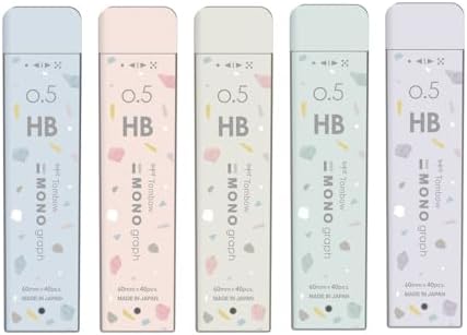 Amazon.com : Tombow Sharp Leads MONO Monograph 0.5mm HB Sheer Stone ...