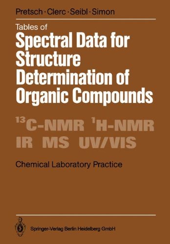 Tables of Spectral Data for Structure Determination of Organic ...