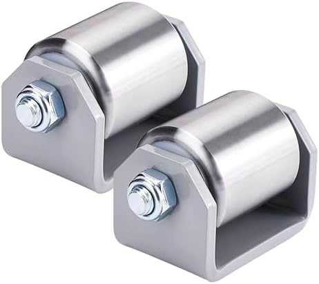 Amazon.com: GearTrust Weld on Trailer Roller Wheel, Heavy Duty Steel ...