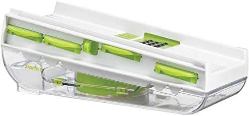 Starfrit T092944 Easy Mandoline with 5 Blades, One Size, White : Amazon ...