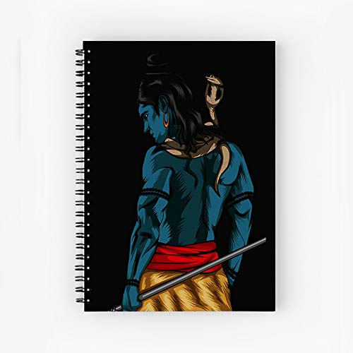Art Bundle Lord Shiva Painting Notebook - 80 GSM, Wiro Bound Diary ...