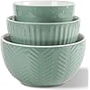 Amazon.com: HAPPY KIT Ceramic Mixing Bowls Set, Serving Bowls Set For ...