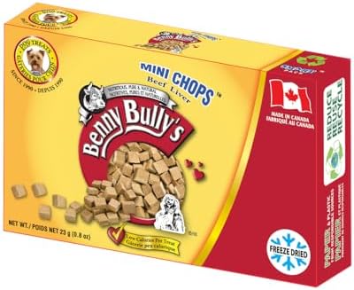 Benny Bullys Mini Chops Dog Treats - Smart Pack - Freeze Dried Pure ...