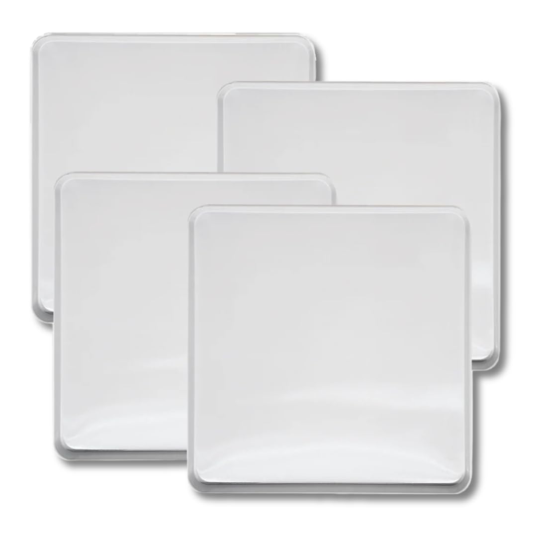 Amazon.com: Range Kleen Stove Burner Covers – 4 White 9.5” Square ...