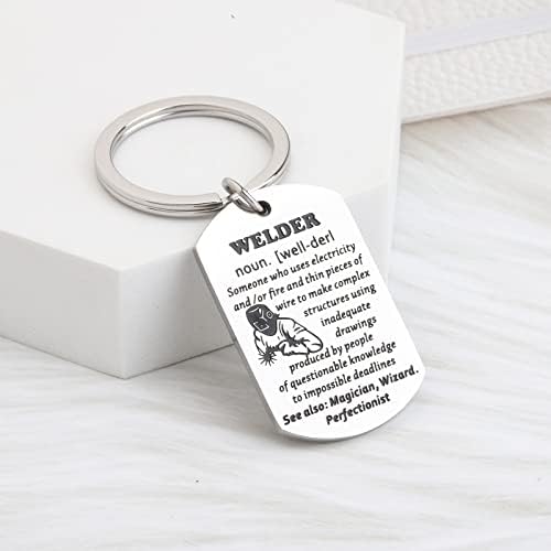 Amazon.com: Welder Gift Welding Gift Welder Keychain for Dad Husband ...