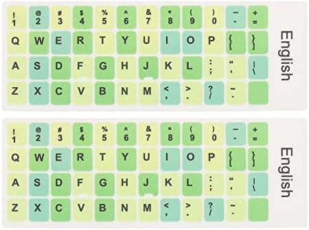 Amazon.com: PATIKIL 8Pcs Universal English Keyboard Stickers ...