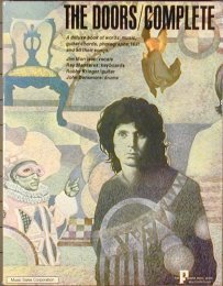 Amazon.com: The Doors/Complete: A deluxe book of words, music, guitar ...