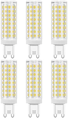 Amazon.co.jp: LED Bulb, G9 Base, Ceramic, LED Lamp, 60W Equivalent, 6 W ...