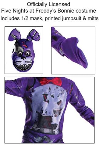Rubie's Costume Boys Five Nights at Freddy's Nightmare Bonnie The ...