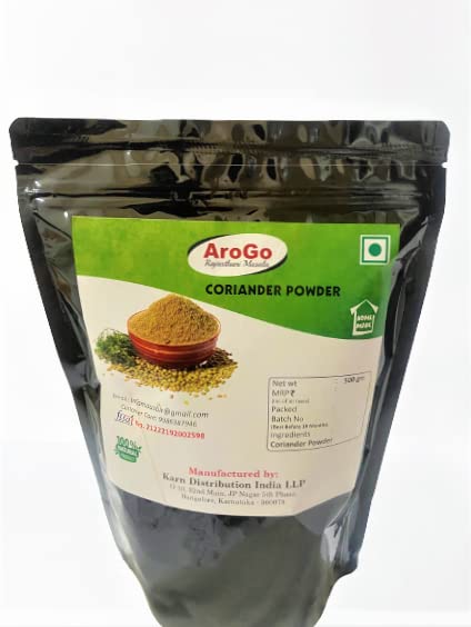 AroGo Brand Rajasthani Coriander Powder 500gm (Pack of 1) : Amazon.in ...