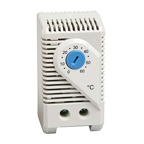 Small Compact Thermostat, KTS 011(NO), 0 to +60°C, 250VAC 10(2) A ...