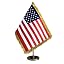 Amazon.com: Flagolden American Tabletop Flag Kit with Base Stand Pole ...