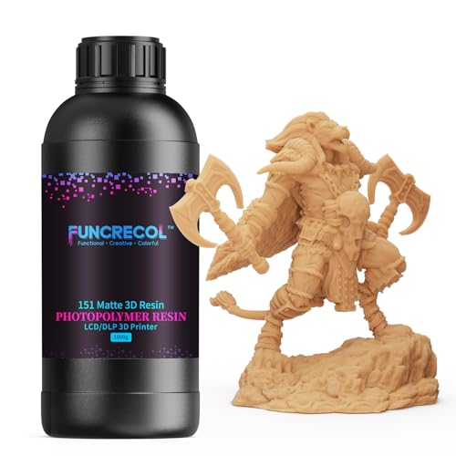 3D Printing Resin, Matte Finish 8K Standard Photopolymer Resin Easy to ...