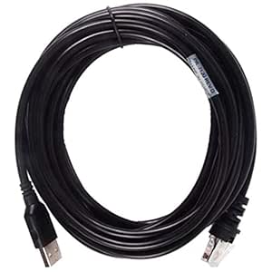 Buy 16FT (5m) USB Cable for Metrologic MS7120 MS9540 Barcode Scanner MS5145 Honeywell, Straight ...