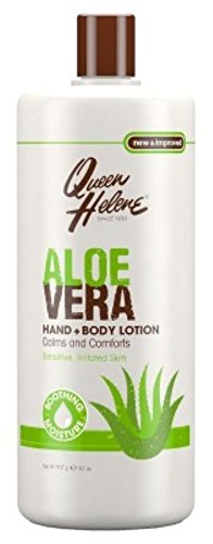 Amazon.com : Queen Helene Lotion 32 Ounce Aloe Hand & Body (946ml) (3 ...
