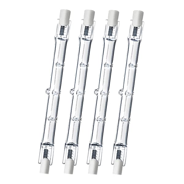 Amslight Set 4x Halogenstab Halogenstäbe R7s 118mm 100W : Amazon.de ...