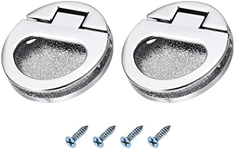 METALLIXITY Flush Ring Pull Handles(43.5mm/1.71") 2Pcs, Zinc Alloy ...