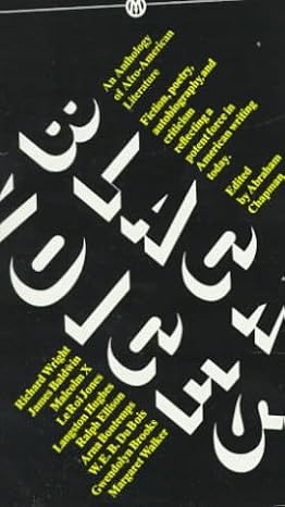 Black Voices: An Anthology of Afro-American Literature: Chapman ...