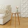 Amazon.com: AWASEN Round Side Table, Small End Table for Living Room ...
