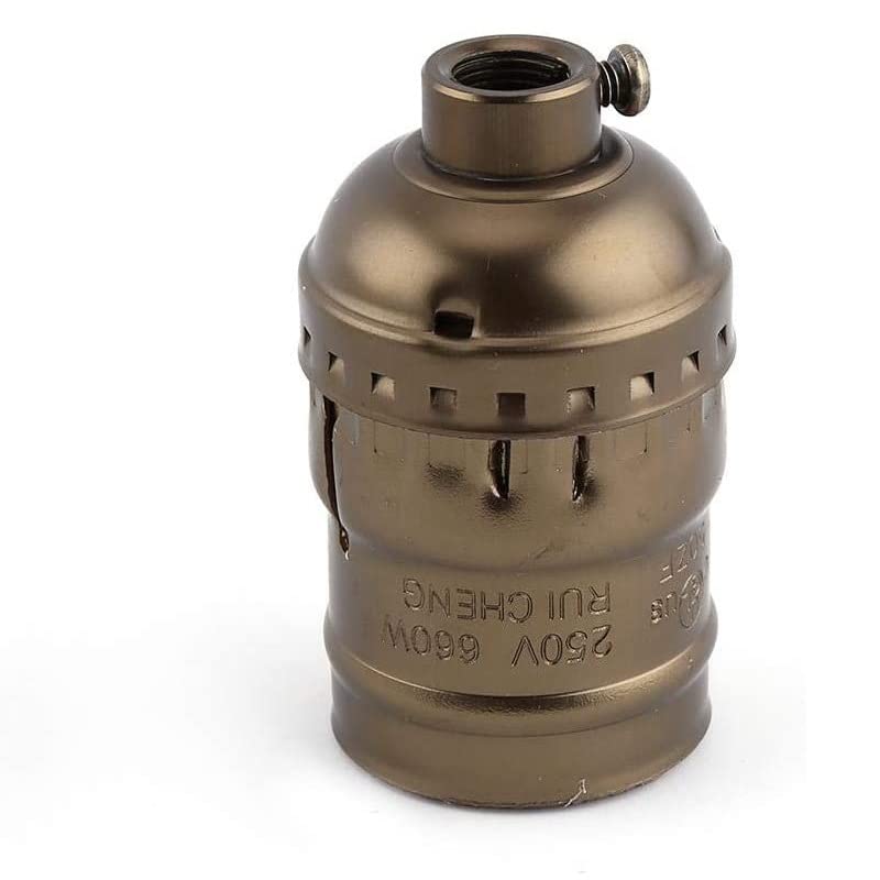 (Pack of 1) Retro Vintage E27 Pendant Bulb Stand Lamp Holder Socket ...